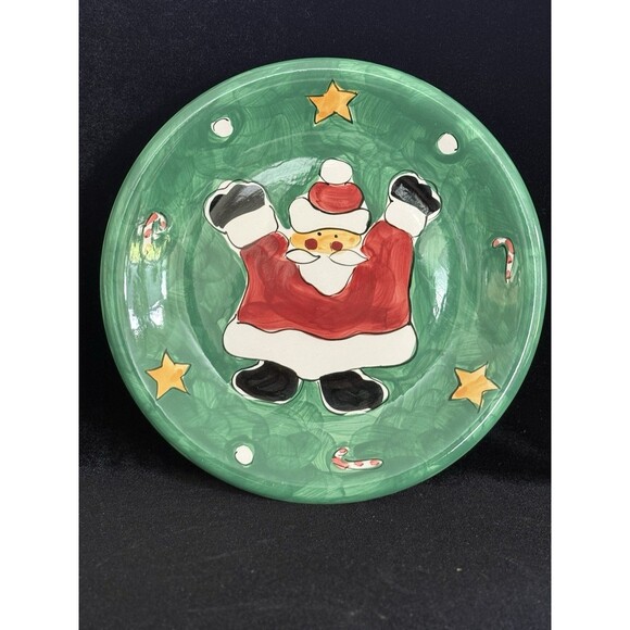 Gibson Housewares | Holiday | Vintage Christmas Dinner Plate Santa ...